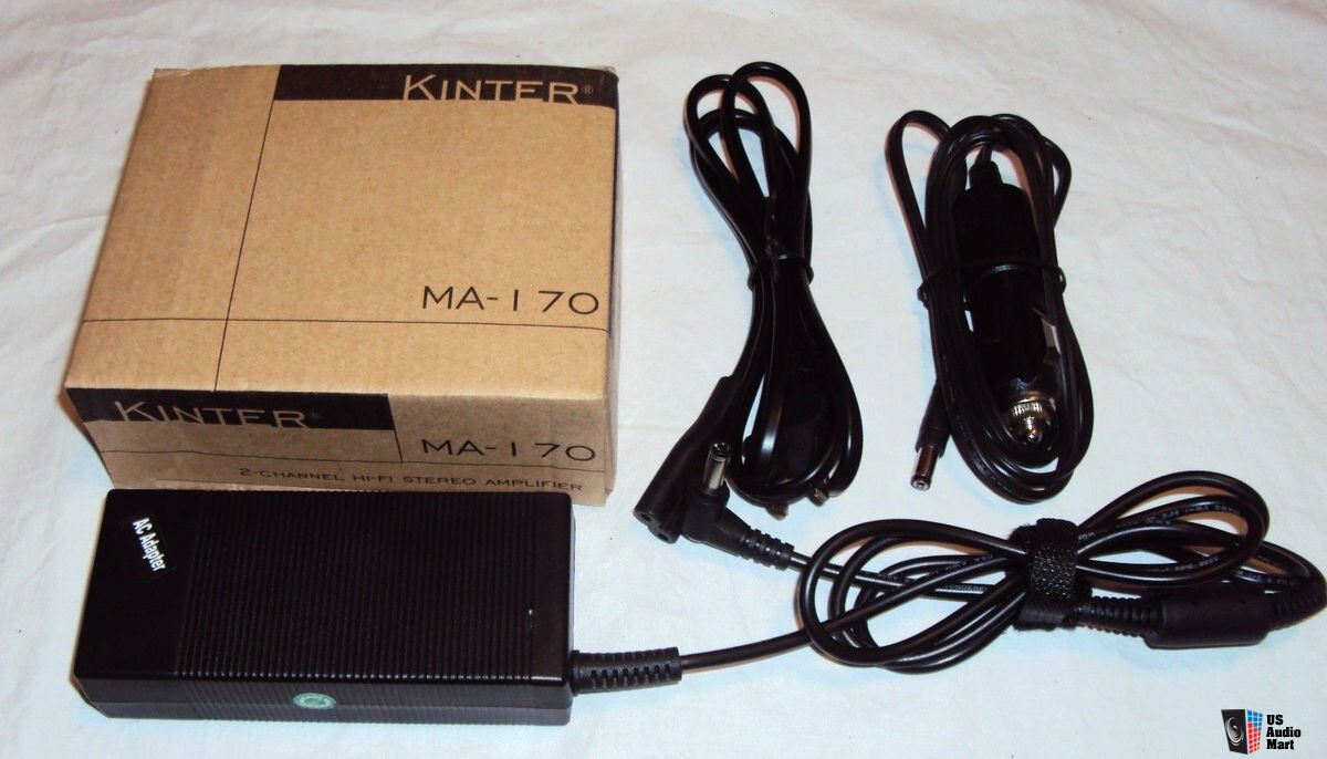MODIFIED Kinter MA-170 Power Amplifier with REAL Power Supply & Car ...