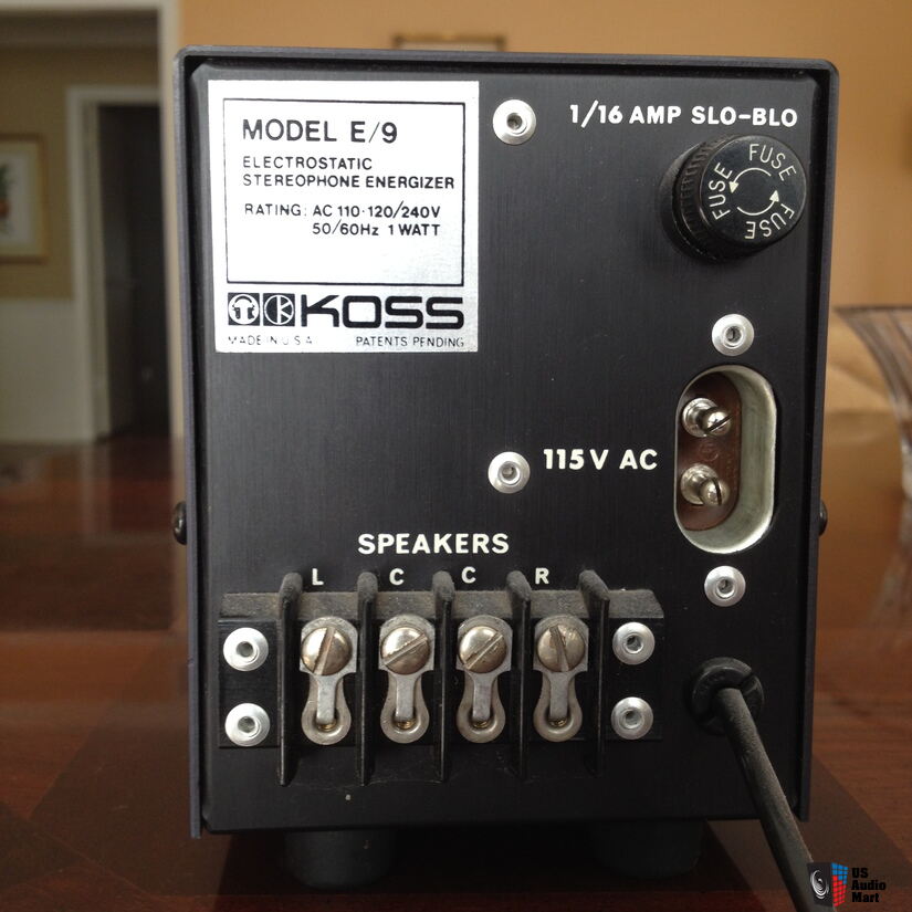 KOSS ESP-9B electrostatic stereophones Photo #1070544 - US Audio Mart