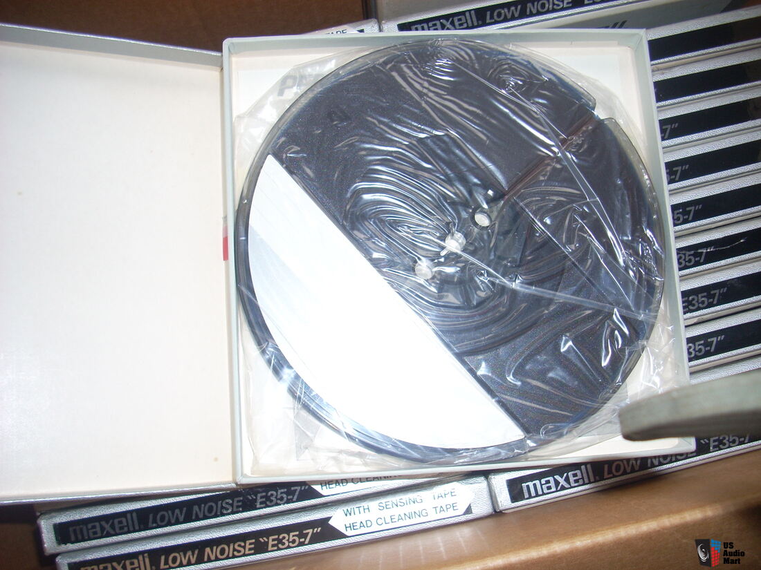 26 Maxell LN 35-90 7 inch 'blank' reel to reel tapes pics added Photo ...