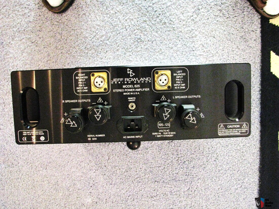 Jeff Rowland Stereo Amplifier, Model 625 Photo #1077771 - US Audio Mart