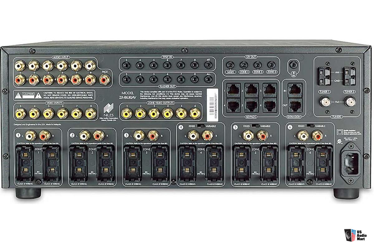 Niles ZR-8630AV Multizone Audio/Video Receiver, $2450 New Photo ...