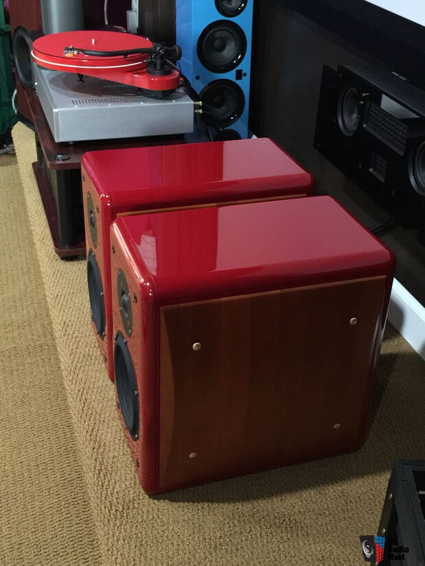Usher Compass X-719 Speakers Great Condition, Custom Red Color Photo ...