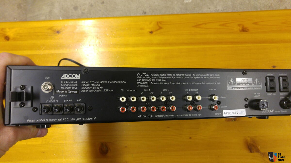 Adcom GTP-450 2 channel preamp Photo #1083869 - UK Audio Mart