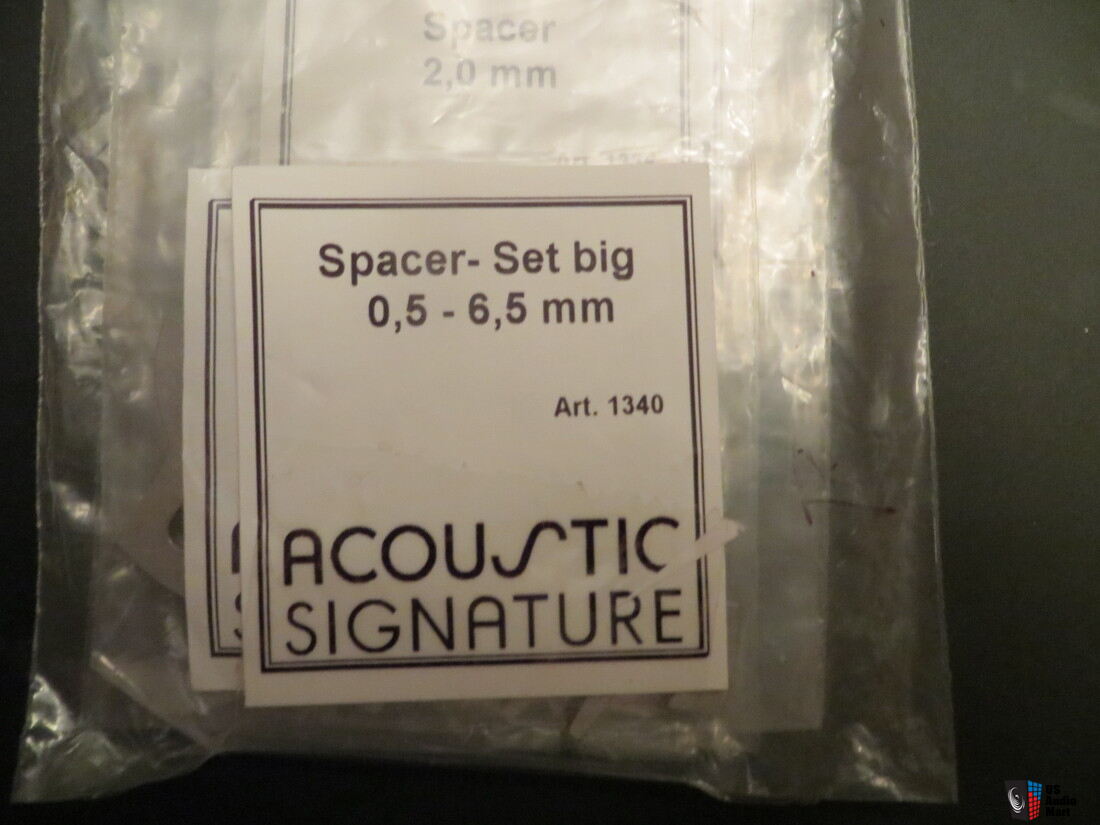 Acoustic Signature Precision Rega Tonearm VTA Shim Set of .5mm, 1mm ...