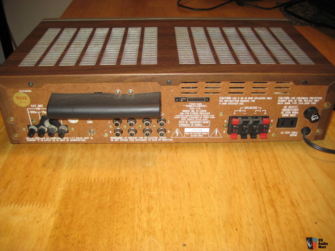 Realistic STA-115 Stereo Receiver Photo #1089236 - US Audio Mart