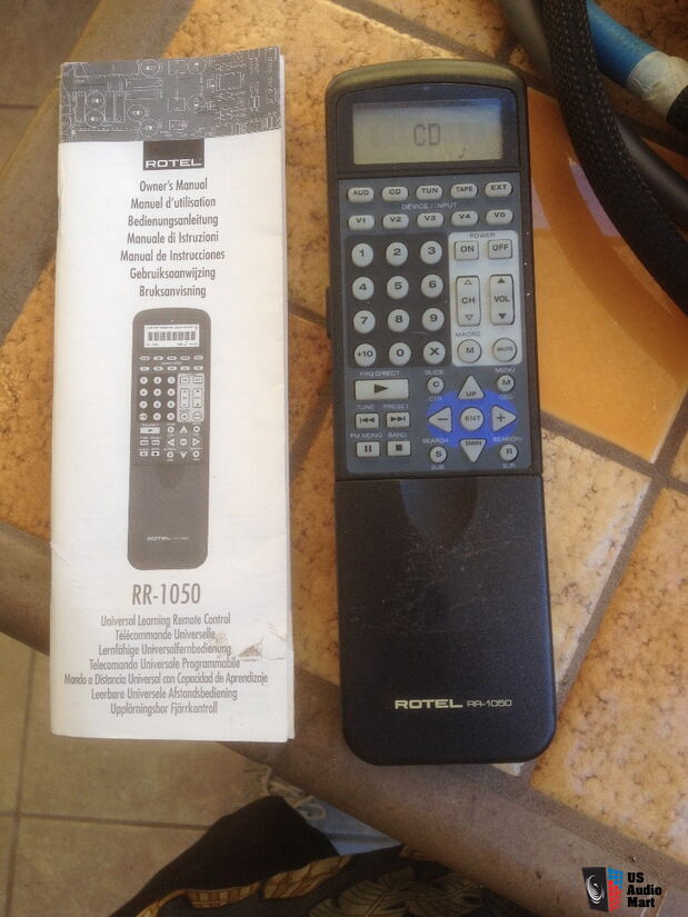 Rotel RR-1050 Learning Remote For Sale - US Audio Mart