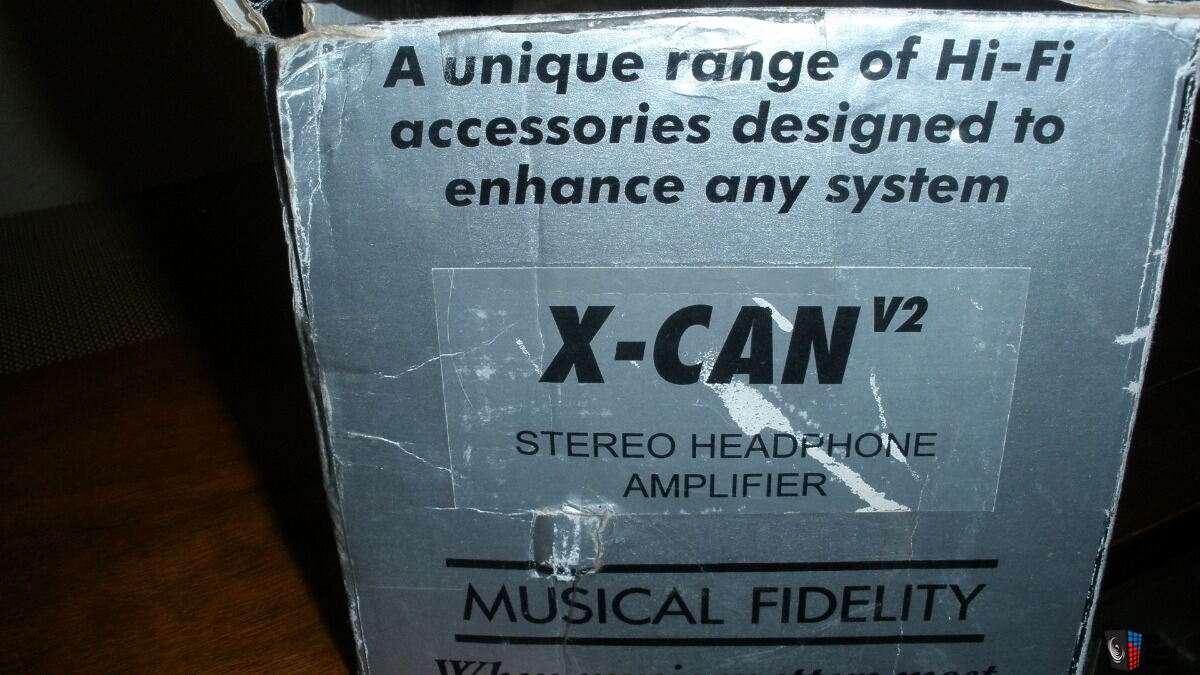 MUSICAL FIDELITY X-CAN V2 TUBE CLASS A HEADPHONE Amplifier. w/ Original ...
