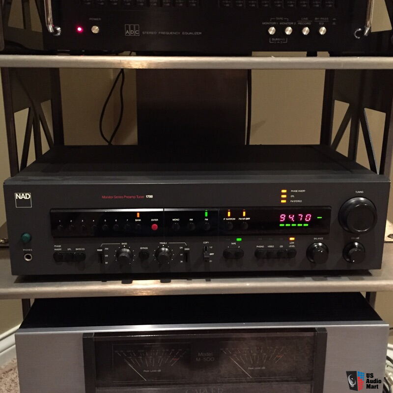 NAD 1700 Monitor Series Preamplifier Tuner For Sale - US Audio Mart