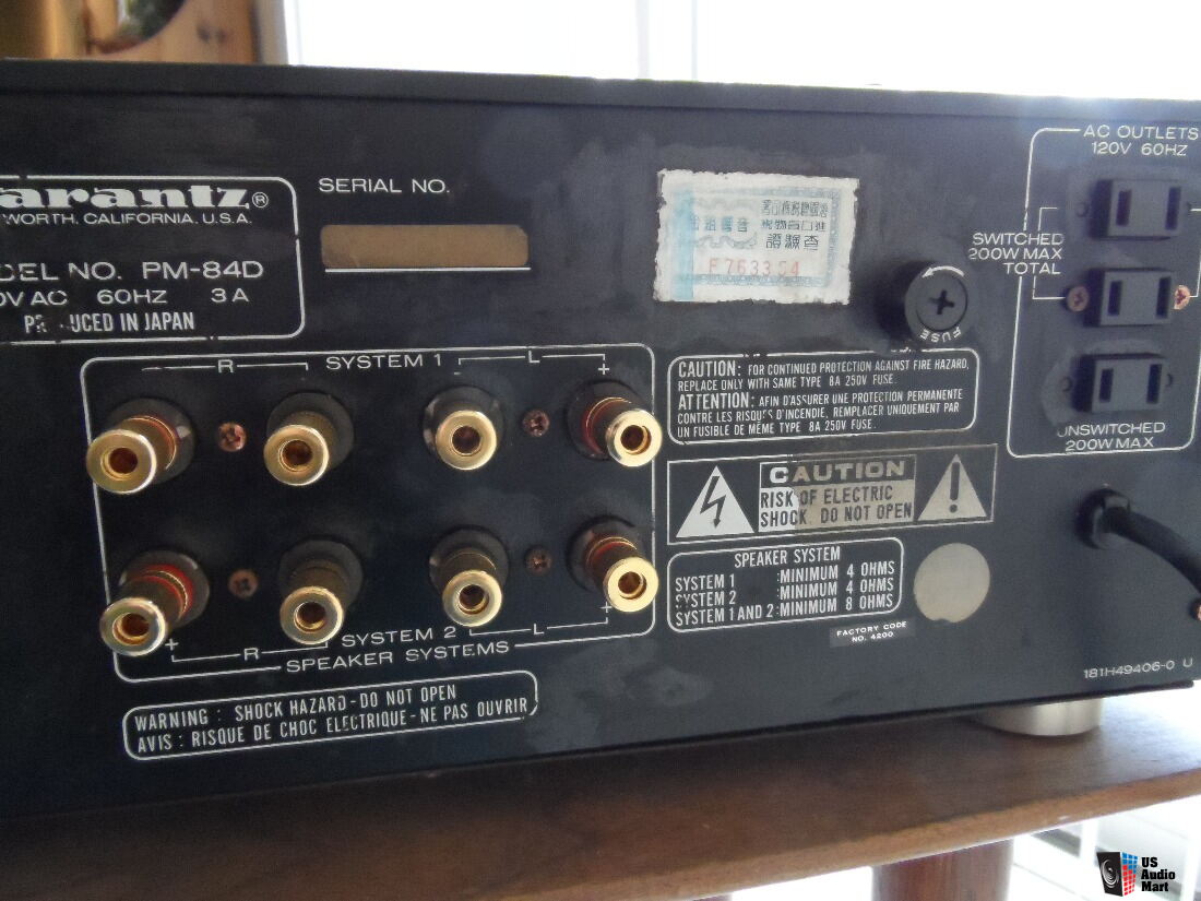 Marantz PM-84D CLASS A Integrated Amplifier,BEST OFFER WELCOME!! Photo ...