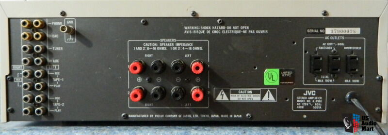 JVC A-X901 Integrated Amplifier Photo #1142761 - US Audio Mart