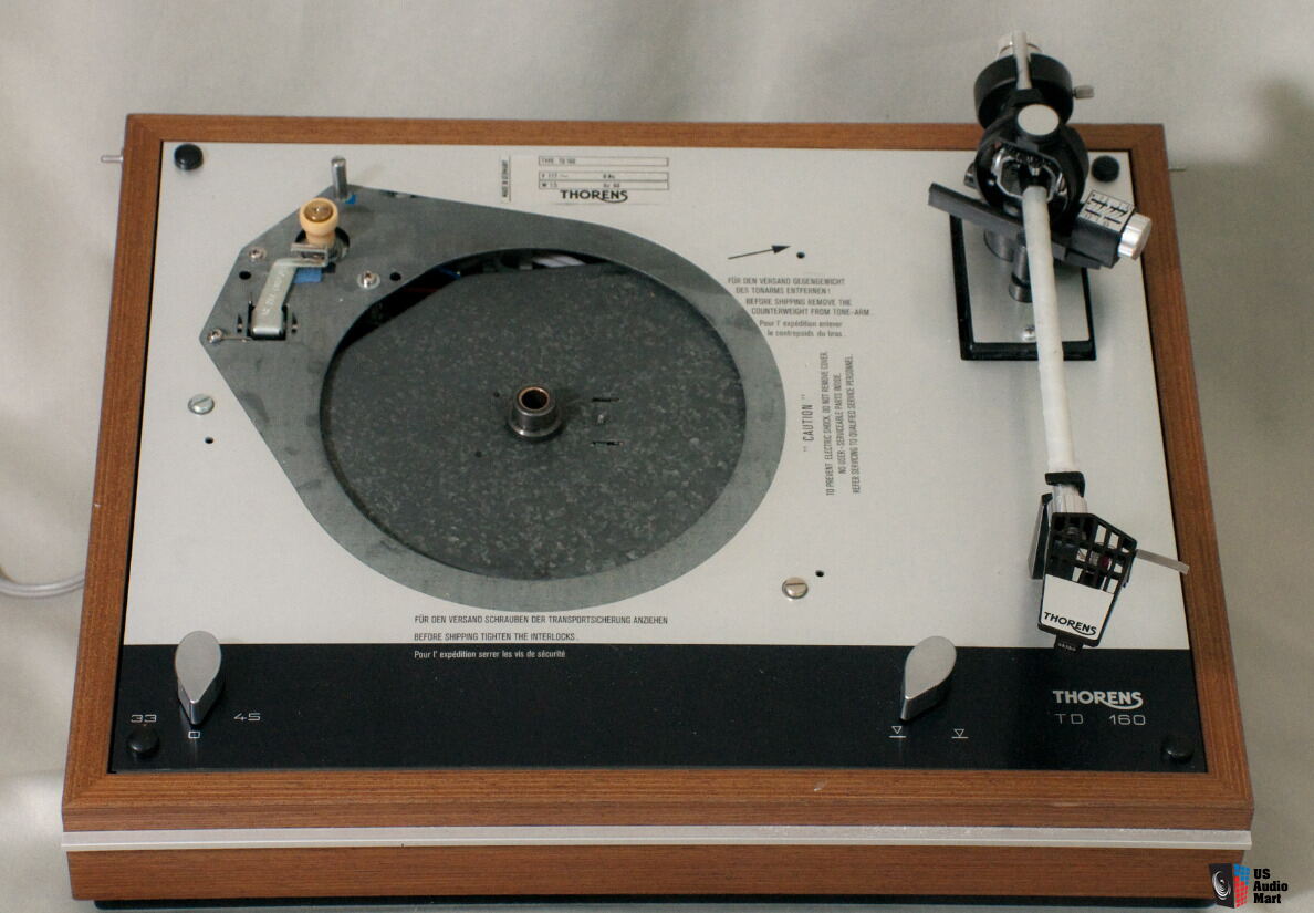 Upgraded early (10mm Bronze Bearing) Thorens TD-160 Turntable; 2nd ...
