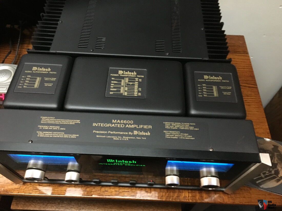 McIntosh MA6600 Integrated Amplifier with TM2 AM/FM/HD tuner installed ...