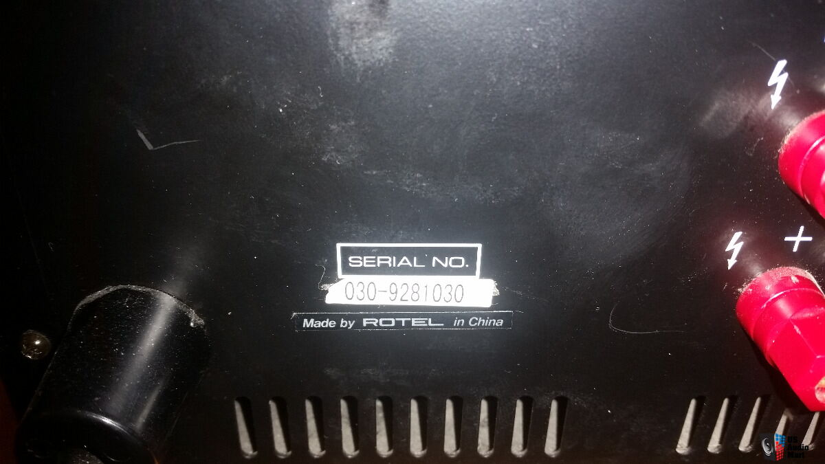 Rotel RB 1090 High Current 2-Channel Amplifier Photo #1184476 - US ...