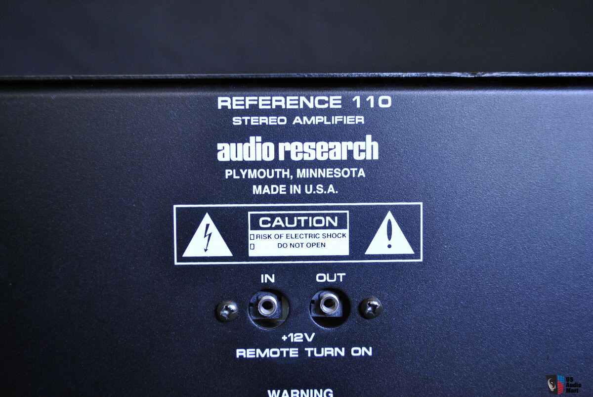 Audio Research Reference 110 Tube Power Amp Photo #1184621 - US Audio Mart