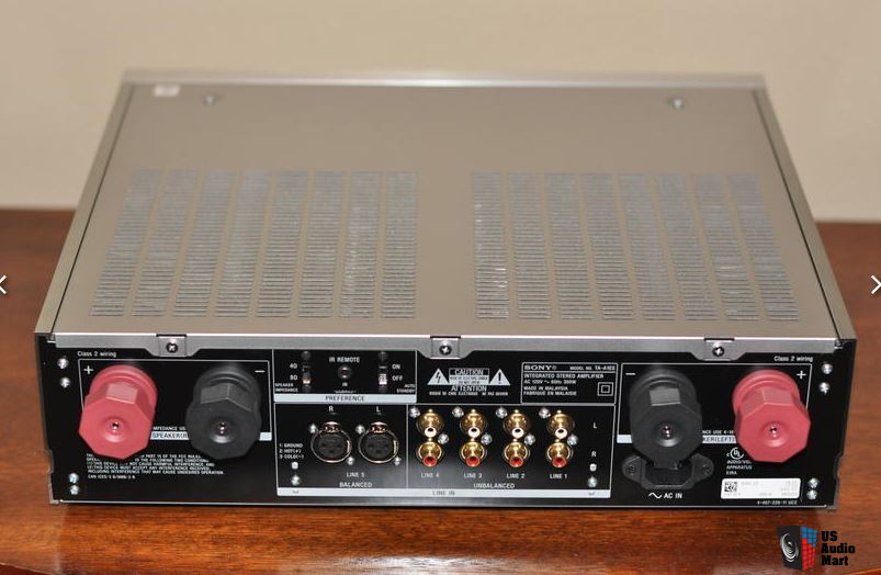 Sony TA-A1ES Stereo High Resolution Integrated Amplifier Sony Photo ...