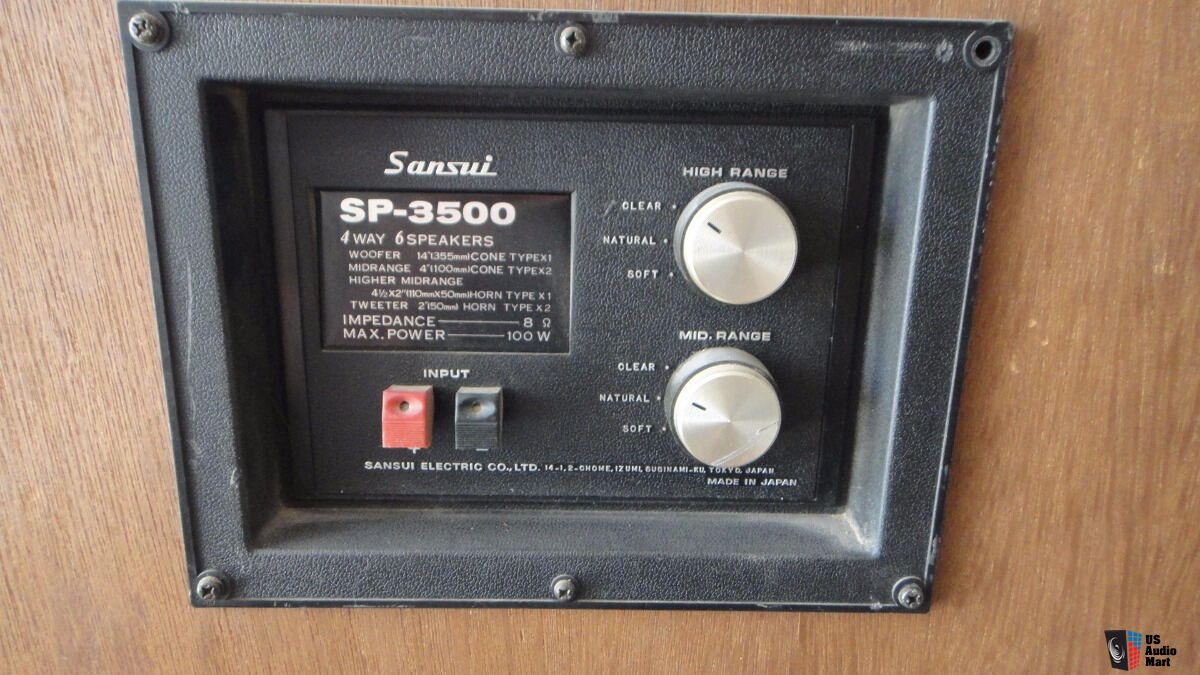 Nice vintage Pair Sansui Speakers SP-3500 Great sound Photo #1188604 ...
