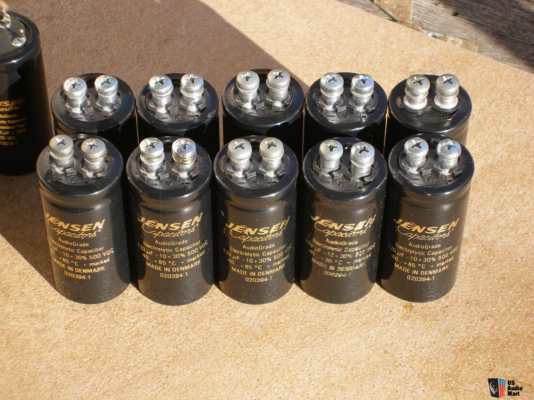 10 Jensen Audio grade electrolytic capacitors 220uf 500v capacitors ...