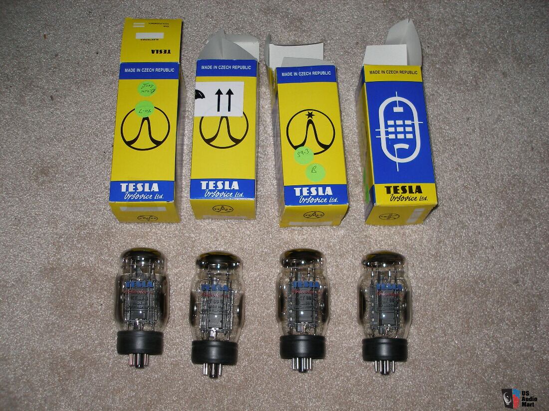 Tesla Vršovice KT-88 QUAD NOS (same tube as KR Audio kt-88, EAT kt-88 ...