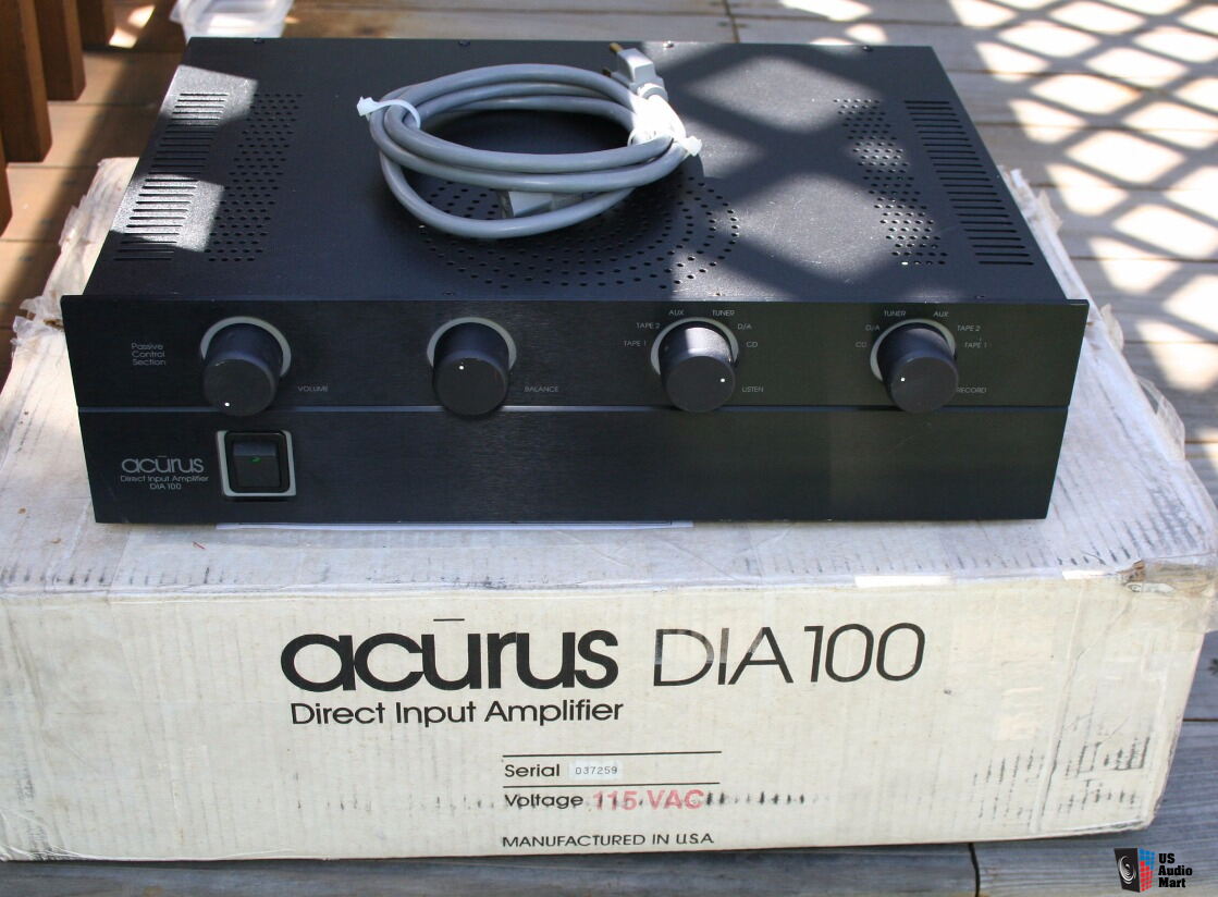 Acurus DIA100 Integrated Amplifier Sounds Great Built Great Fully ...