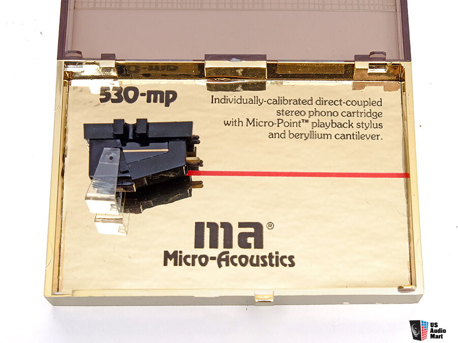 Micro Acoustics 530 MP Phono Cartridge; Low Hours, Excellent Condition ...