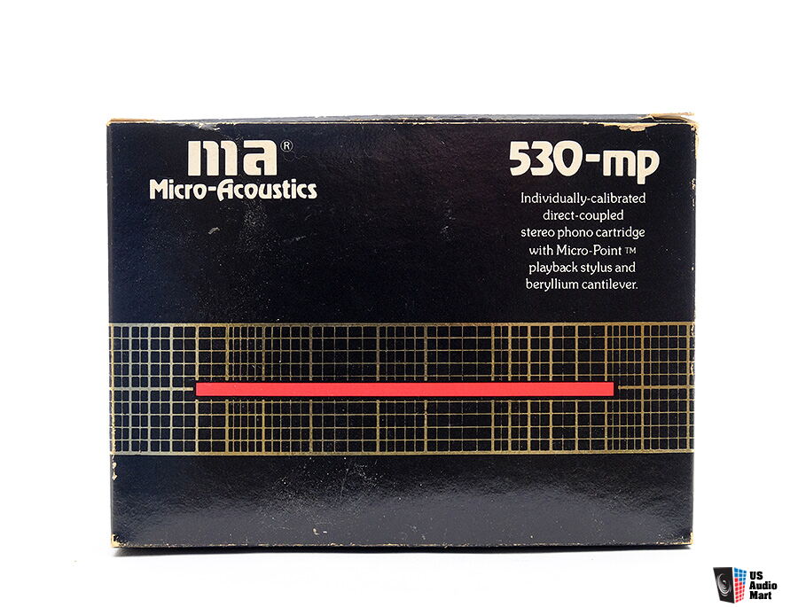 Micro Acoustics 530 MP Phono Cartridge; Low Hours, Excellent Condition ...