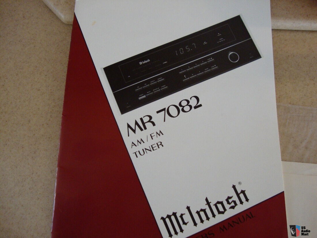 McIntosh mr-7082 am/fm stereo tuner Photo #1208787 - US Audio Mart