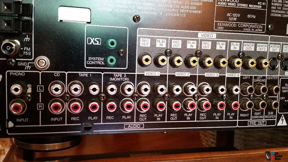 Kenwood KC-X1 & KM-X1 THX Pre/ Processor/ 6 CH Amp w/ Remote, Manual ...