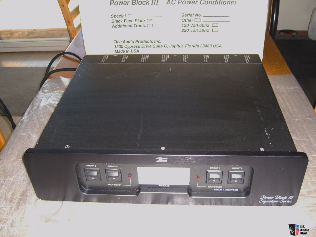 Tice Signature Power Block III Photo #1216765 - US Audio Mart