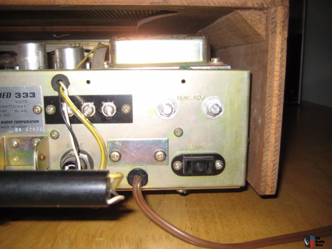 Allied 333 tube receiver with wooden cabinet Photo #1228132 - US Audio Mart