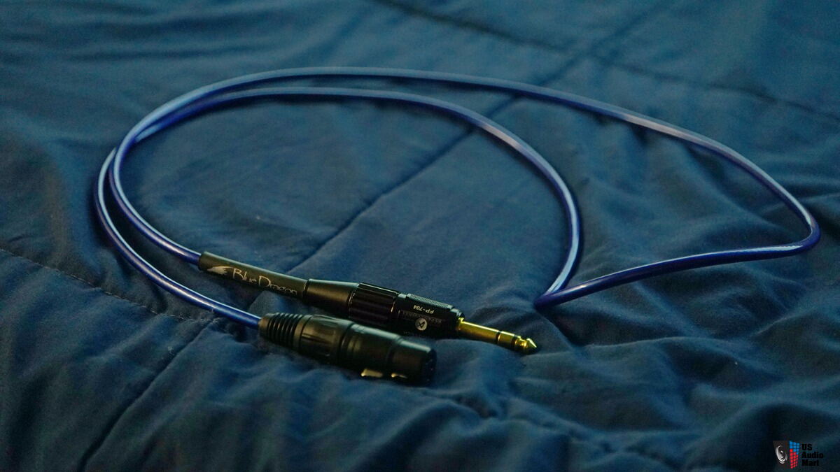 Moon Audio Blue Dragon 1/4 to 4 pin Balanced female Extension cable For ...
