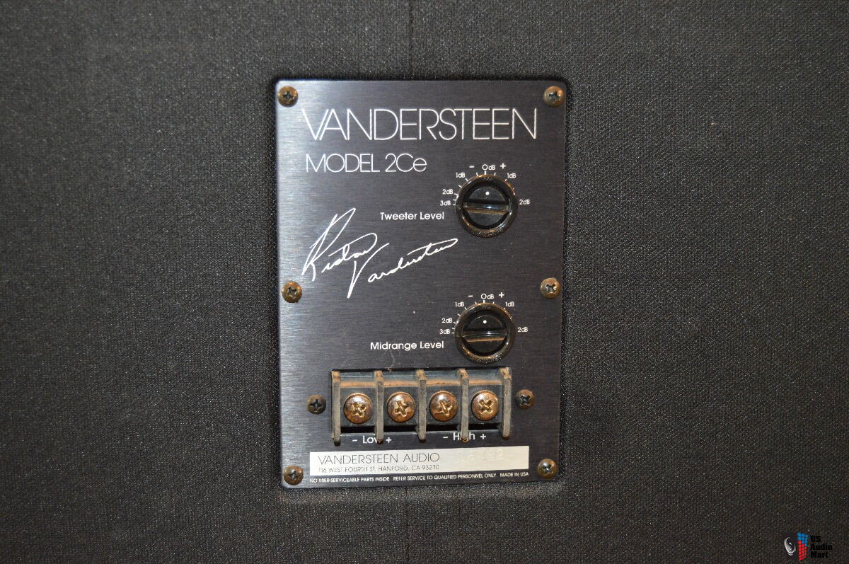 Vandersteen 2ce Signatures - Outstanding Shape…!!! ($695) Photo ...