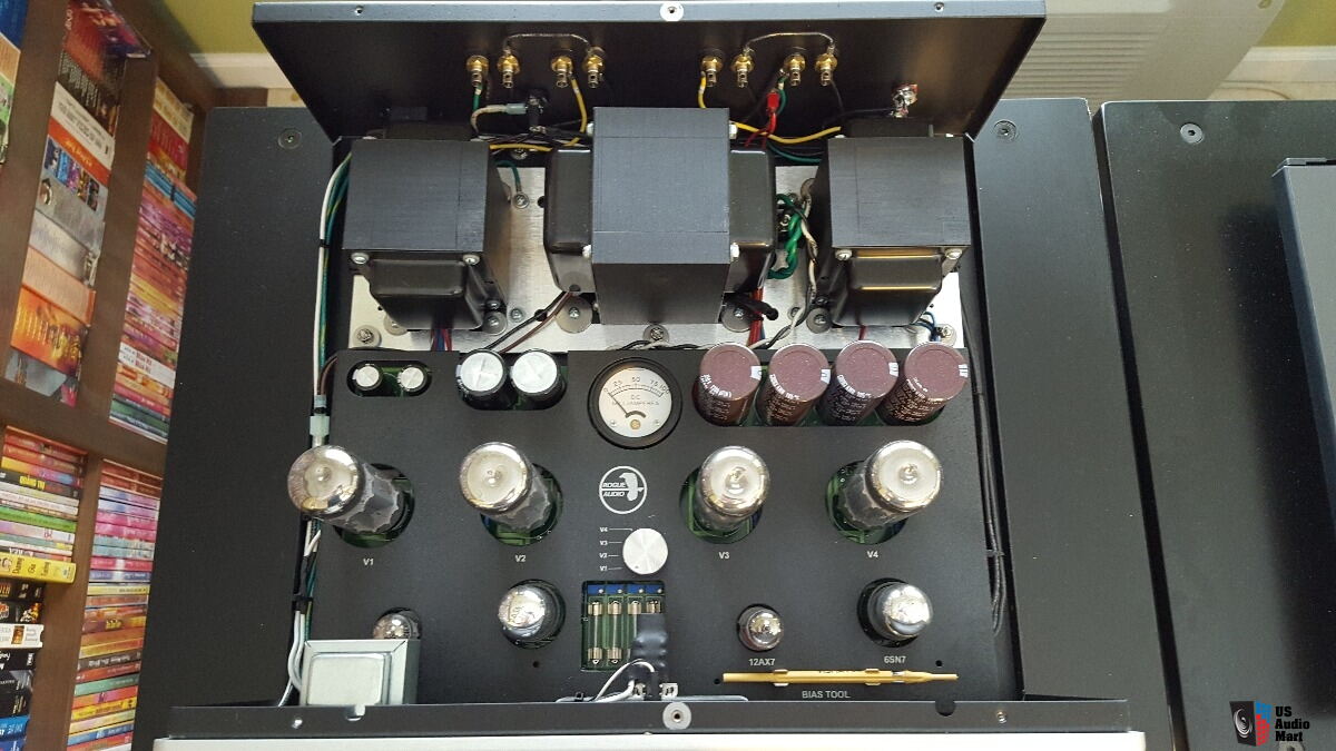 Rogue Audio Stereo 90 Super Magnum Tube Amplifier Silver 90WPC Minimum ...