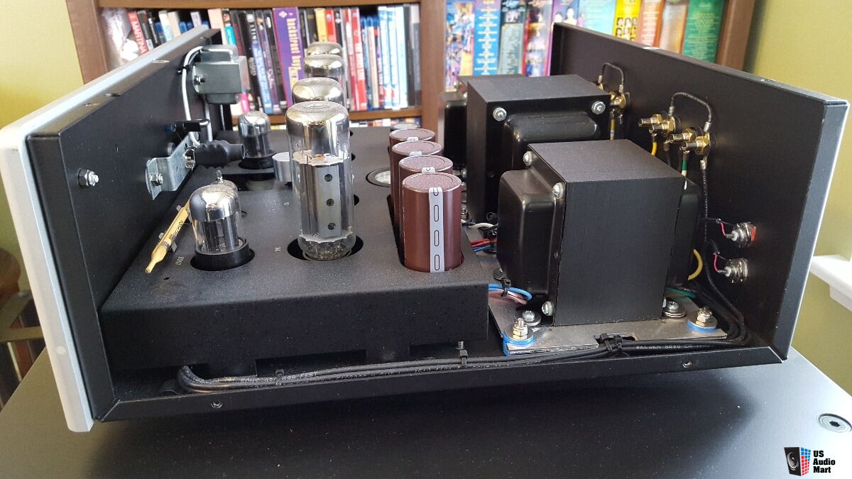 Rogue Audio Stereo 90 Super Magnum Tube Amplifier Silver 90WPC Minimum ...