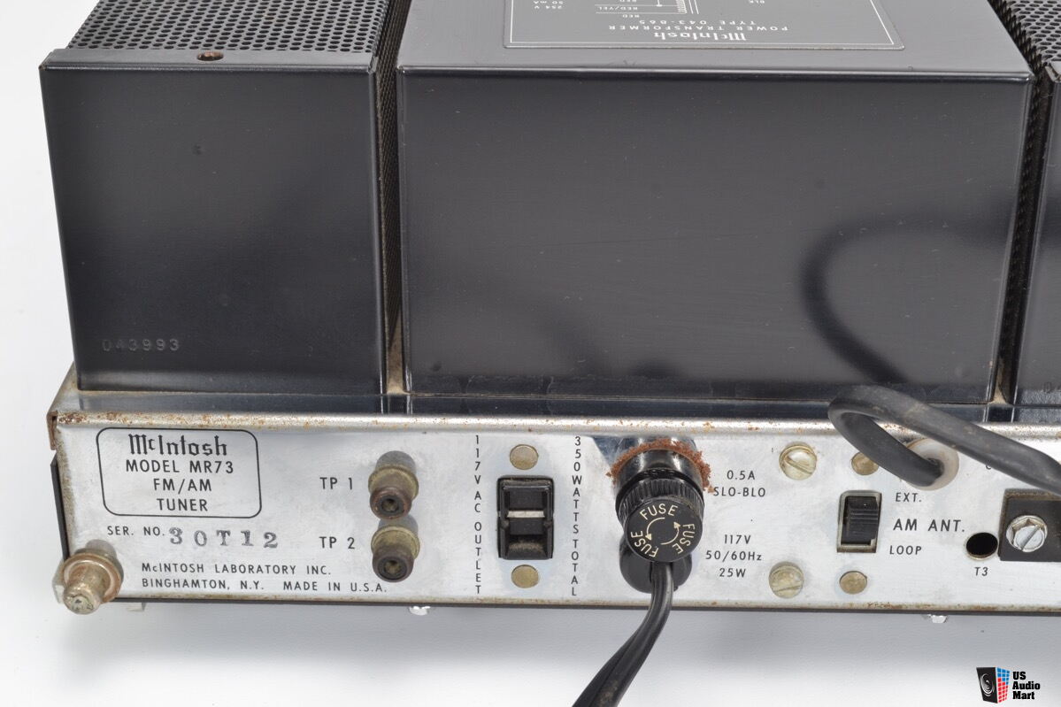 McIntosh MR73 Stereophonic AM FM Radio Tuner Photo #1245113 - US Audio Mart