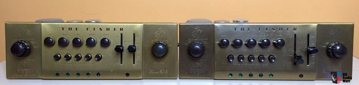 Fisher 80C Mono Preamplifier Pair (near matched) - amazing original ...