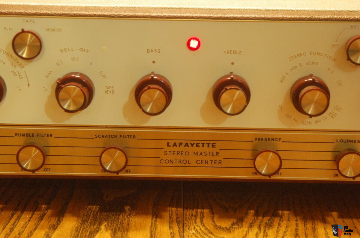 Lafayette KT-600A Stereo Tube Preamp with phono! Rare! Super nice! with ...