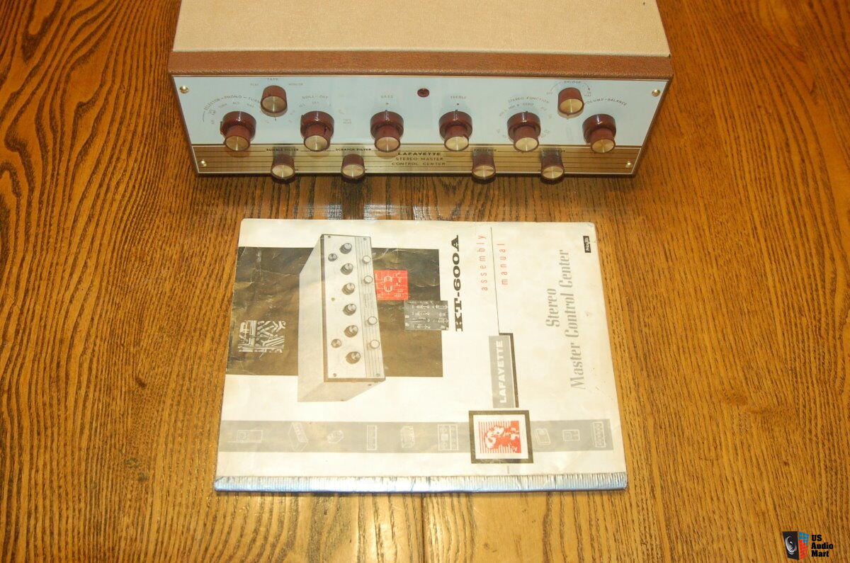 Lafayette KT-600A Stereo Tube Preamp with phono! Rare! Super nice! with ...