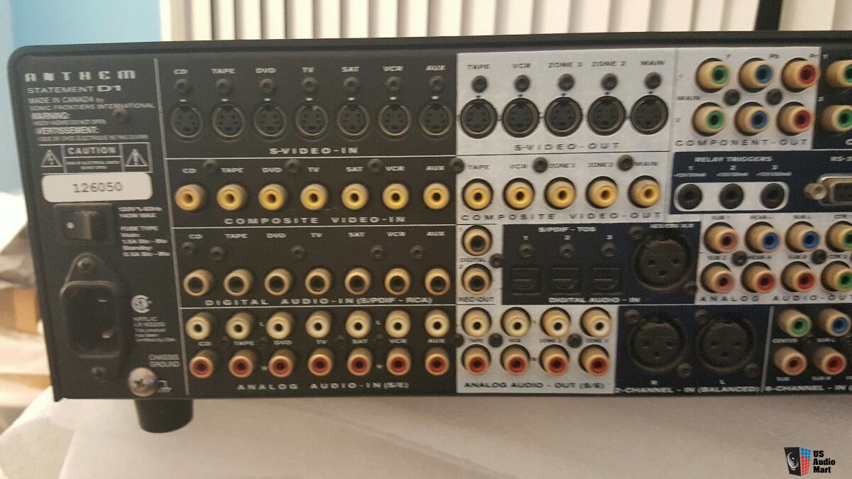 Anthem Statement D-1 Preamplifier Photo #1256718 - Canuck Audio Mart