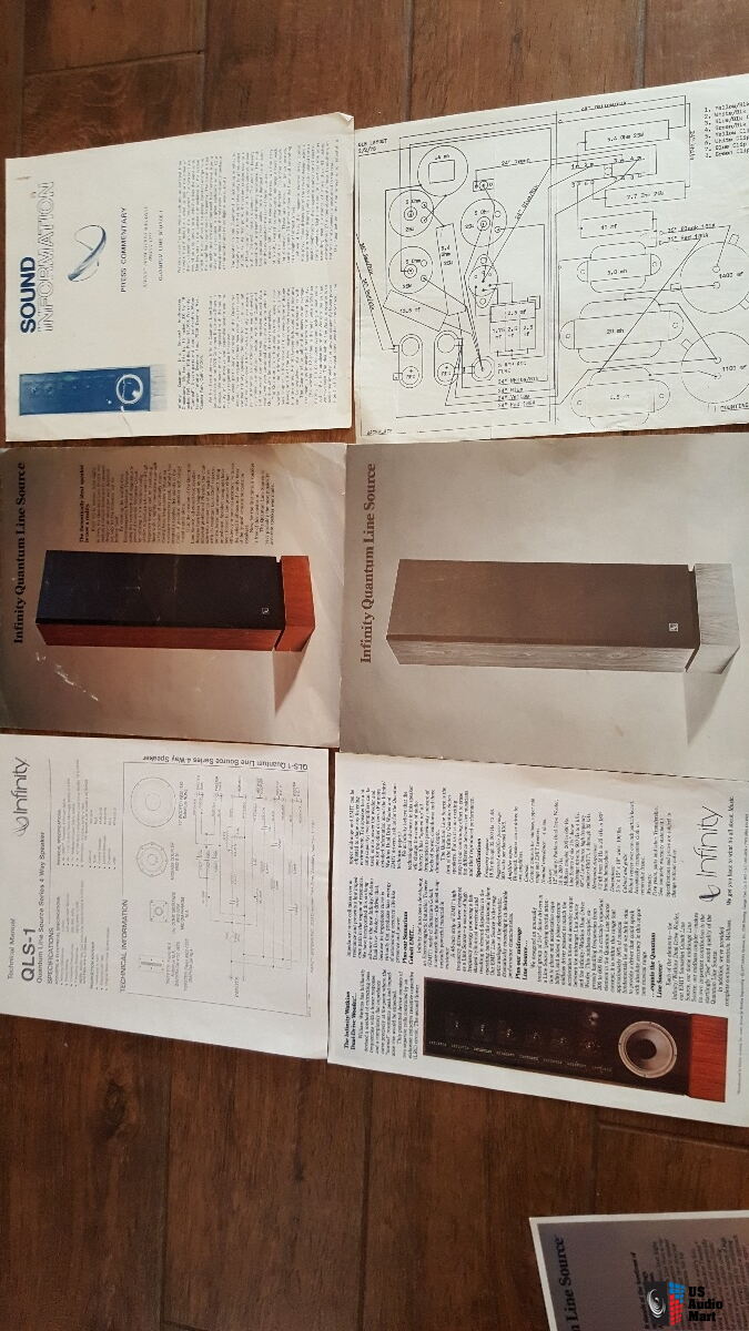 Infinity QLS-1 CLASSIC Speakers EXCELLENT Condition,extras,REDUCED ...