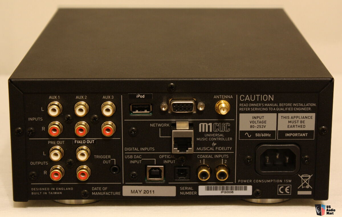 Musical Fidelity M1CLIC Music Streamer / DAC / Pre Amp. Financing ...