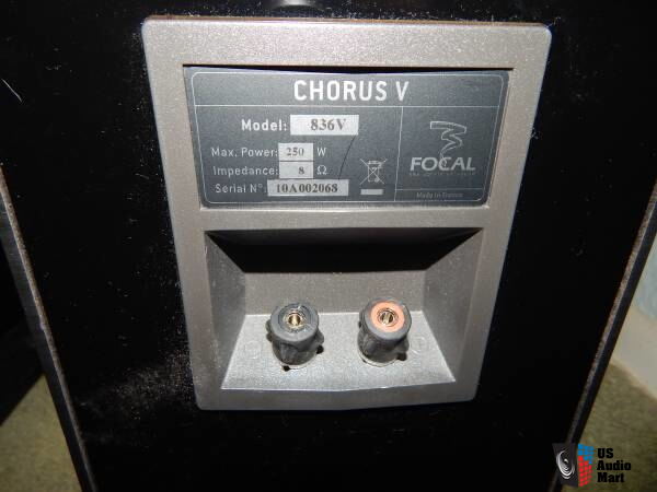 Focal 836V CHORUS Speakers Ebony JM Lab Photo #1263033 - UK Audio Mart