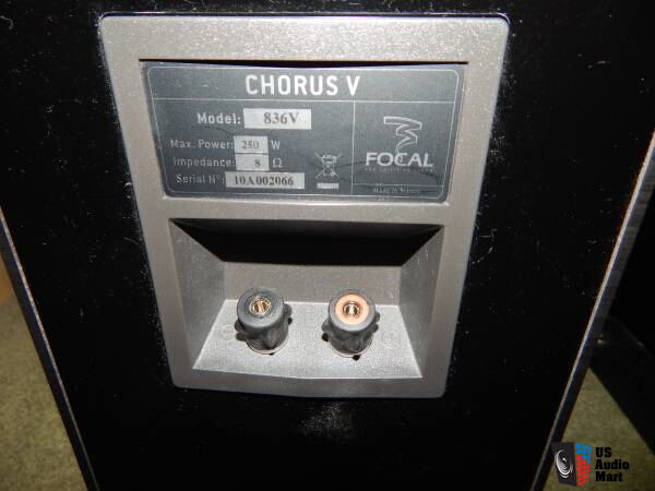 Focal 836V CHORUS Speakers Ebony JM Lab Photo #1263033 - US Audio Mart