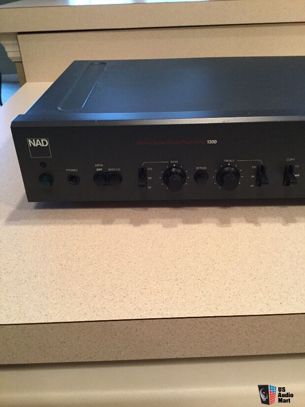 NAD 1300 Monitor Series Stereo Preamplifier with Owner's Manual Photo ...