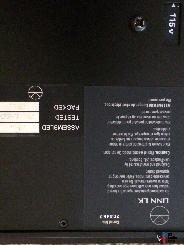 Linn LK1pre-amp and LK2 power amp - classic Linn solid state gear from ...