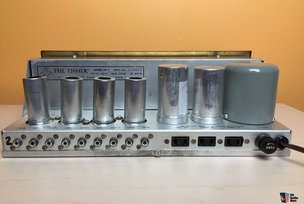Fisher 80C Mono Preamplifier Pair (near matched) - amazing original ...