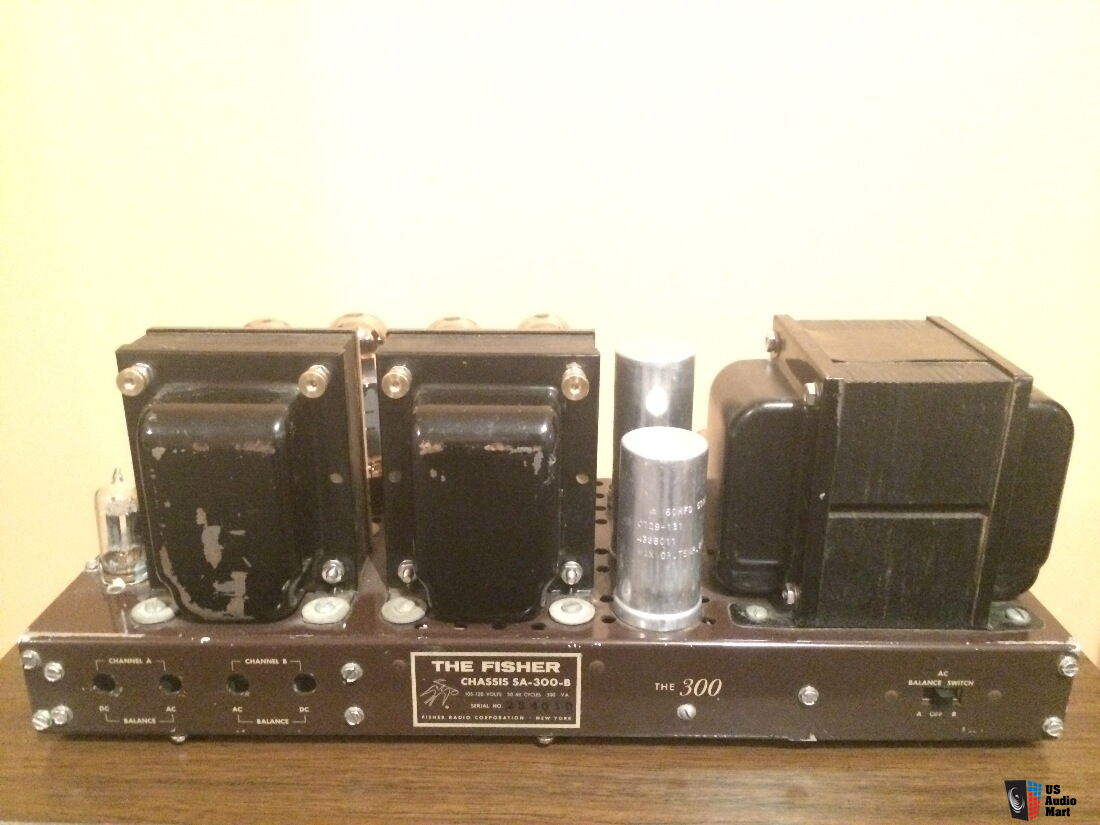 Fisher SA-300-b EL34 Tube 45wpc Stereo Amplifier - Vintage Excellence ...