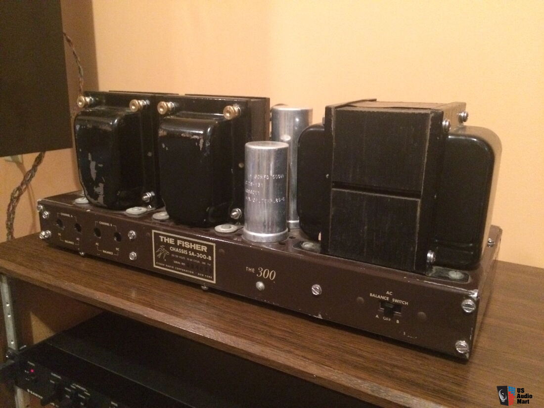Fisher SA-300-b EL34 Tube 45wpc Stereo Amplifier - Vintage Excellence ...