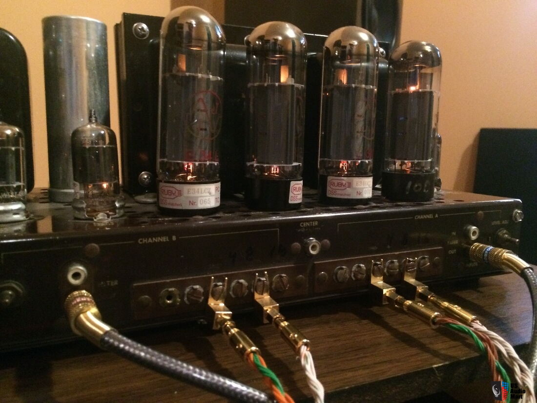Fisher SA-300-b EL34 Tube 45wpc Stereo Amplifier - Vintage Excellence ...
