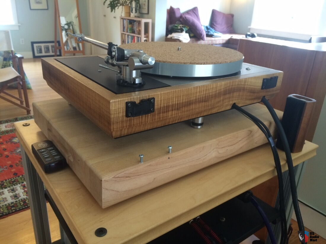 Linn LP12 Sondek Wood Song Plinth in Curly Maple (just plinth) Photo ...