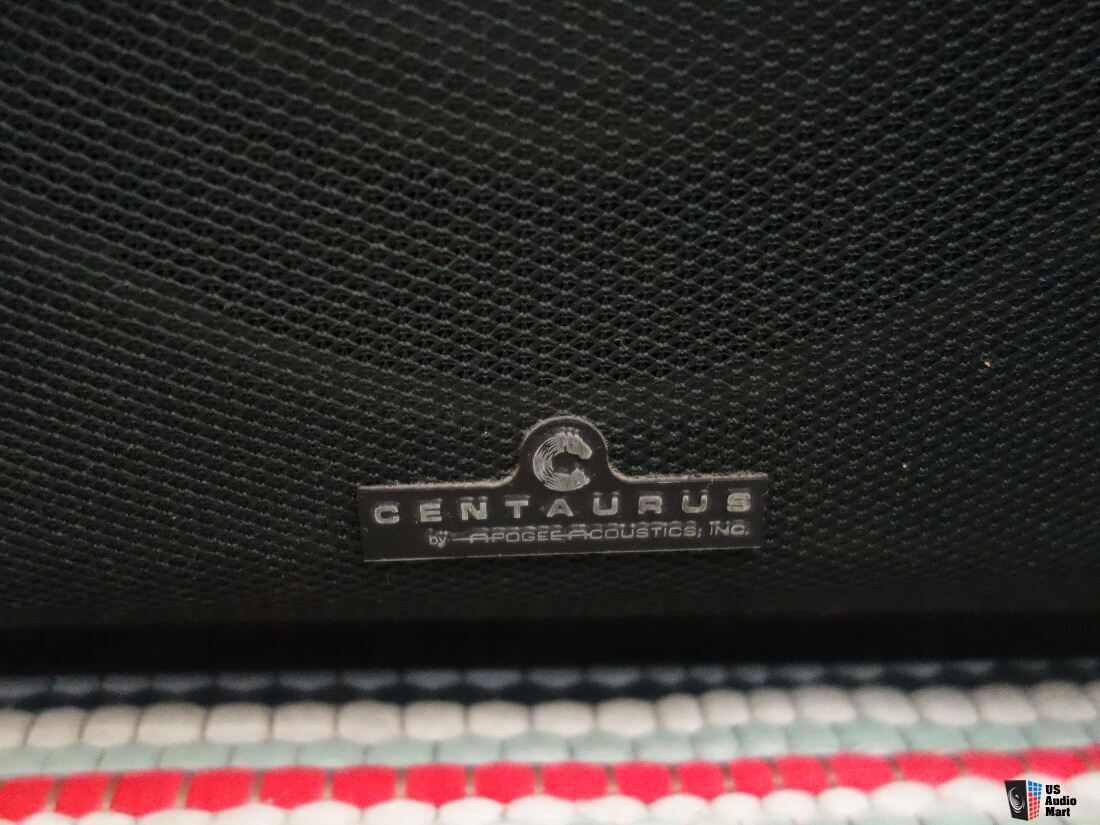Apogee Centaurus LCR Ribbon speakers, Velodyne Bass woofer Photo ...